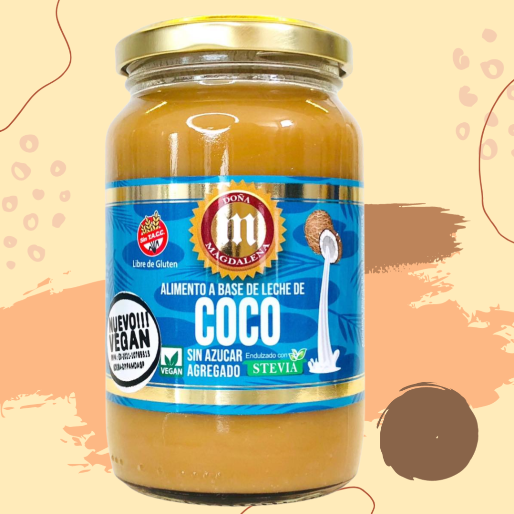 COCO VEGAN SIN AZUCAR -DULCE DE LECHE DOÑA MAGDALENA - Neufood